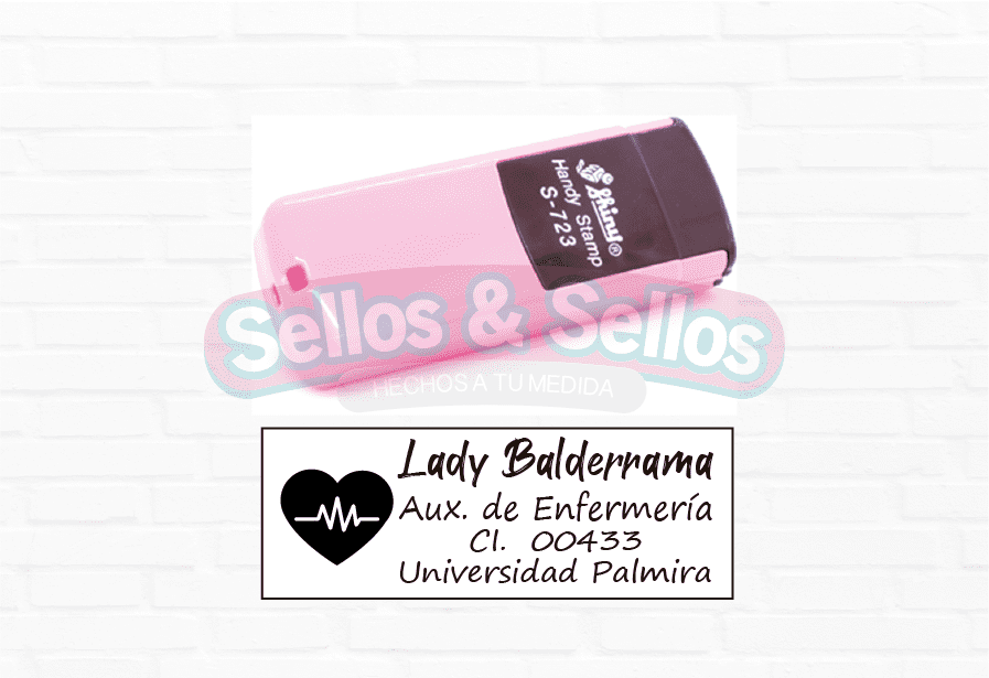 Sellos personalizados de Bolsillo Shiny para Enfermeras – Sellos y Sellos