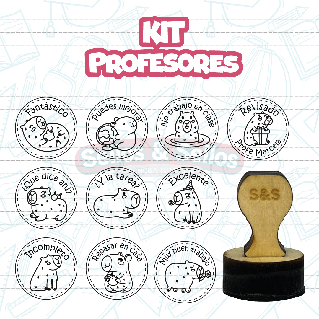 kit-de-sellos-para-calificar-para-profesores-capibara – Sellos y Sellos