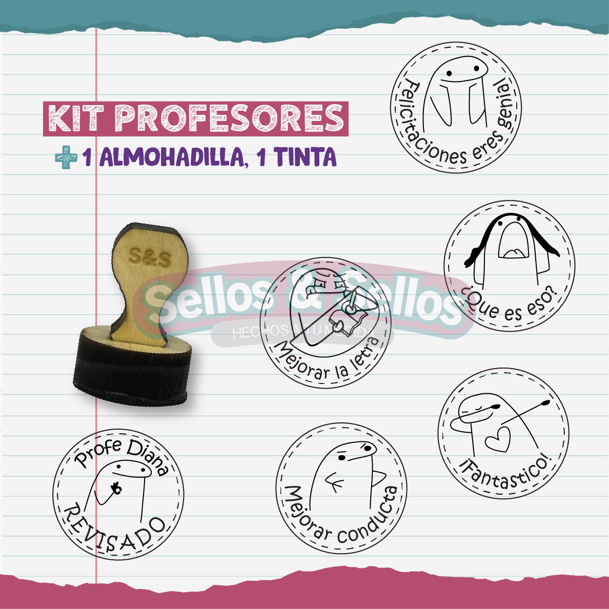 Sellos para Calificar Flork Redondos – Sellos y Sellos